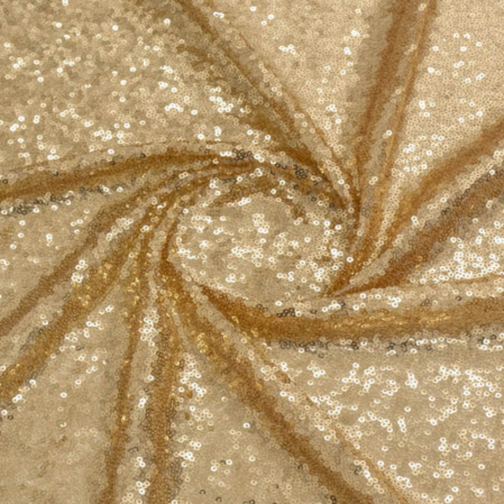 Gold Sequins Fabric Swatch – The Maiden